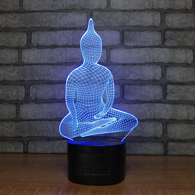Novelty gift item 3D acrylic led small night light, table lamp night lamp with usb charging supplier