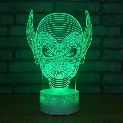 new novelty special gift item  Crackle base 3D acrylic led small night light, small led table lamp  with 7 colors supplier