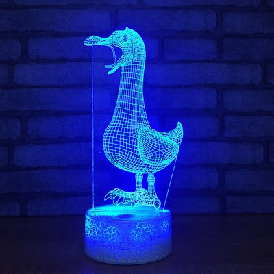 Acrylic 3D laser led small night light table lamp,  Unique and innovative style led table light led light supplier