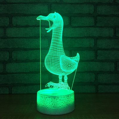 Acrylic 3D laser led small night light table lamp,  Unique and innovative style led table light led light supplier