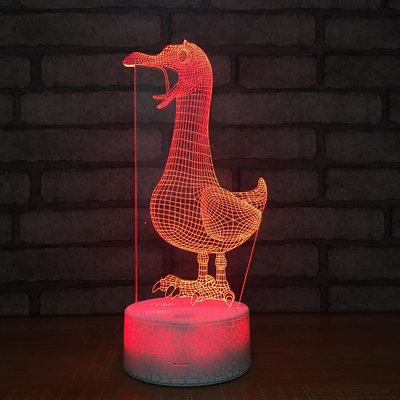 Acrylic 3D laser led small night light table lamp,  Unique and innovative style led table light led light supplier
