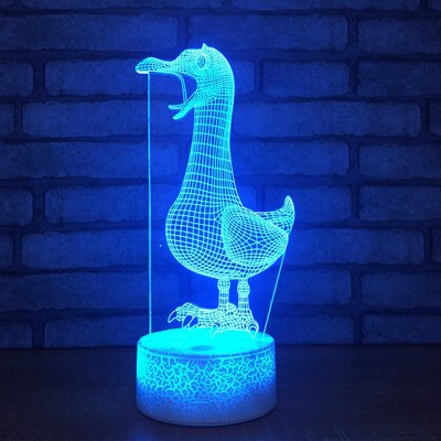 Acrylic 3D laser led small night light table lamp,  Unique and innovative style led table light led light supplier