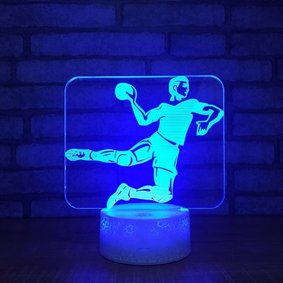 2018 Unique and innovative led table lamp, Acrylic 3D laser led lamp night light with special crackle base supplier