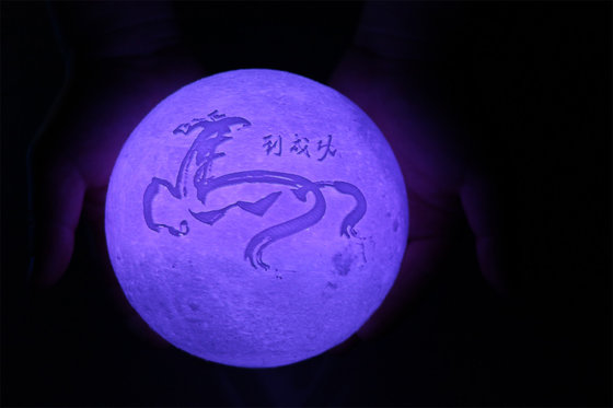 new 2018 hottest Creative 3D led Moon Lights , Customized pattern 3D Print Moon night Light with kinds of size supplier