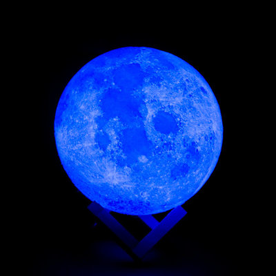 Factory wholesale  led 3D Lights , Customized pattern 3D Print Moon night Light with remote control supplier