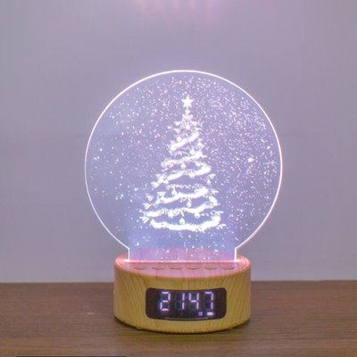 2018 Newest Product 5 in 1 multifunctional art atmosphere lamp 3D engraving  night light  bluetoooth speaker supplier