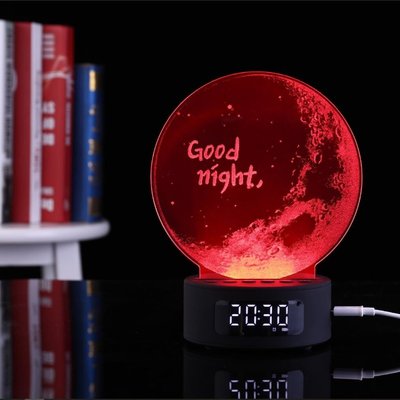 2018 Newest Product 5 in 1 multifunctional art atmosphere lamp 3D engraving  night light  bluetoooth speaker supplier