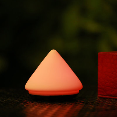 2018 Rechargeable relief product Volcanic pat light  led Silicon night light with colorful lighting supplier