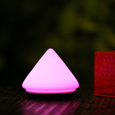 2018 Rechargeable relief product Volcanic pat light  led Silicon night light with colorful lighting supplier