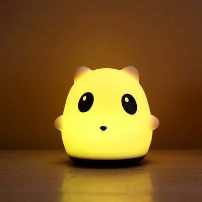 2018 Rechargeable Panda pat light  led Silicon night light with colorful lighting supplier