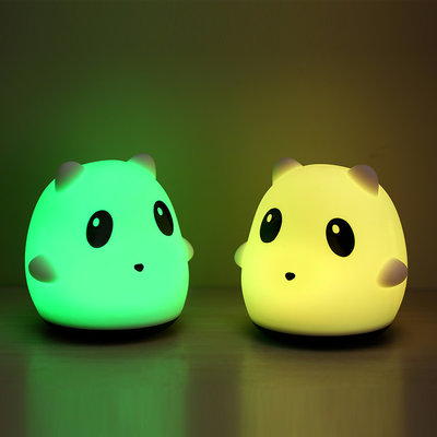 2018 Rechargeable Panda pat light  led Silicon night light with colorful lighting supplier