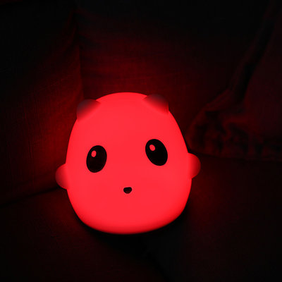 2018 Rechargeable Panda pat light  led Silicon night light with colorful lighting supplier