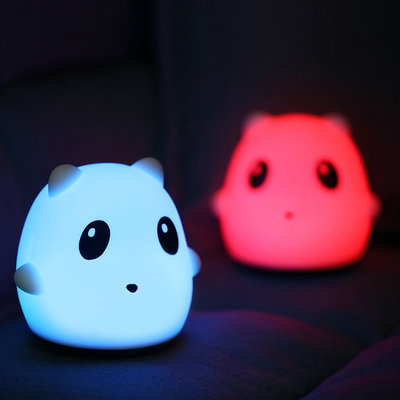 2018 Rechargeable Panda pat light  led Silicon night light with colorful lighting supplier