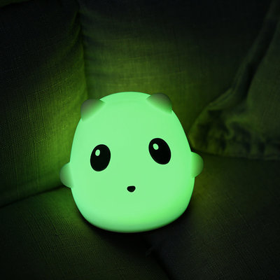 2018 Rechargeable Panda pat light  led Silicon night light with colorful lighting supplier
