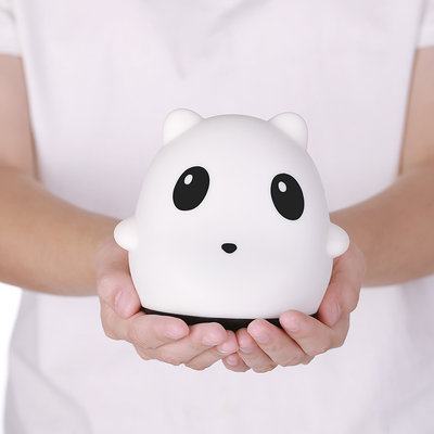 2018 Rechargeable Panda pat light  led Silicon night light with colorful lighting supplier