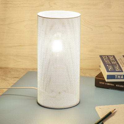 2018 Newest Cylinder iron mesh table lamp supplier