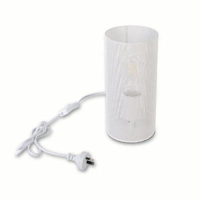 2018 Newest Cylinder iron mesh table lamp supplier