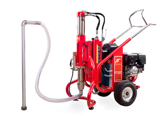 Heavy Duty Hydraulic Driven Piston Pump Sprayer For White Cement