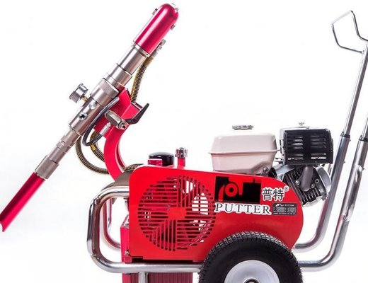 Hydraulic Pump Gas Powered Airless Paint Sprayer For Interior Walls Painting