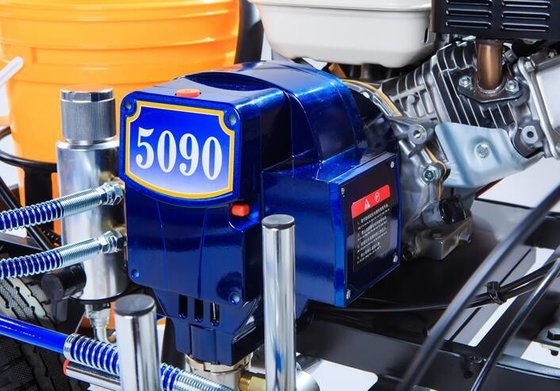 Putian Airless Paint Road Line Marking Machine With Simple Guide Mark System