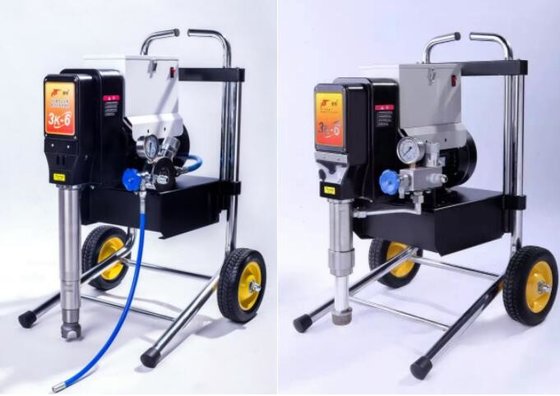 Piston Pump Airless Electric Paint Sprayer With VFD Control Box