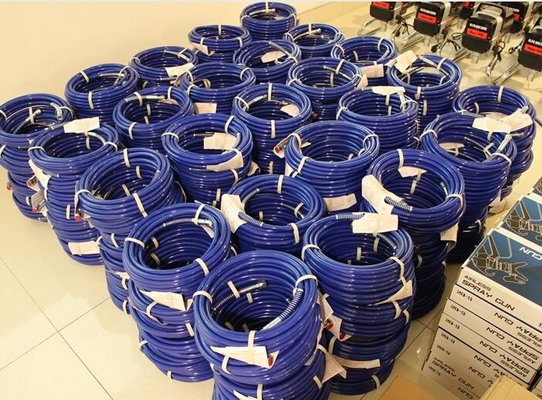 Blue 50ft High Pressure Spray Hose Work On Titan Wagner Speeflo Airlessco