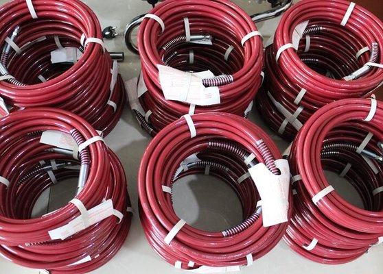 Polyurethane Airless Spray Paint Hose 250 Bar  15m 1/4inch  High Pressure