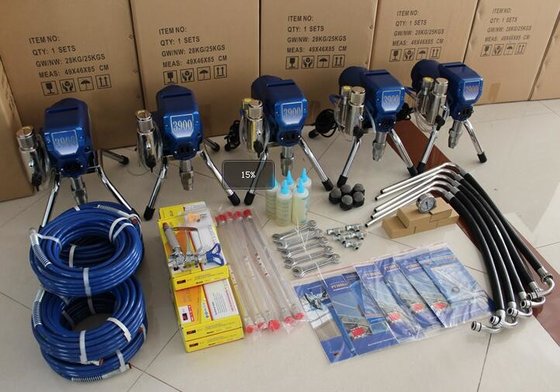 Portable Spray Painting Equipment With Brush Motor , Pneumatic Paint Sprayer For House