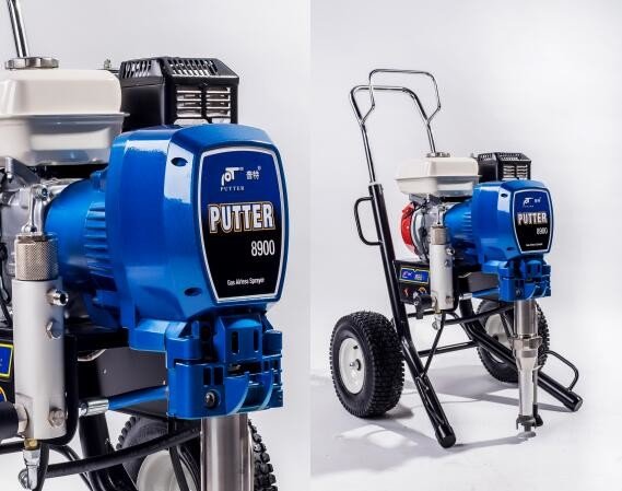 Gas Powered Airless Paint Sprayer For House Decoration Airless Spray Machine With Piston Pump