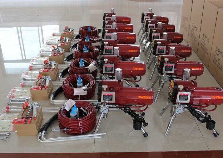 Portable Electric Airless Paint Sprayer 2900psi With 15M Airless Paint Sprayer Hose 230Bar Spray Gun