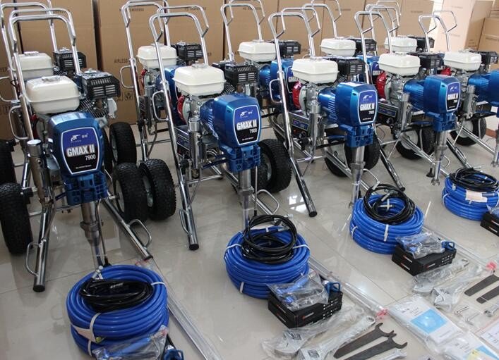 Honda Engine Gas Powered Airless Paint Sprayer For Residential Interior Walls And Ceilings