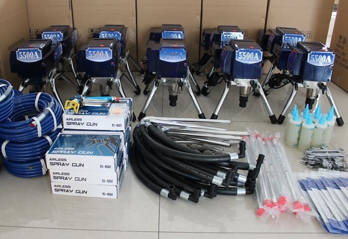 Electric Piston Pump Best Airless Paint Sprayer For Latex 220-240V PT5500A