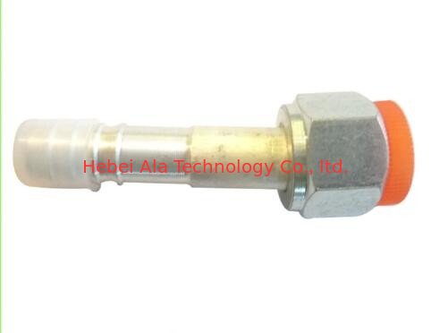 #6 #8 #10 #12 Straight Female O-Ring 7/8-14UNF Aluminium joint with iron cap auto air conditioning hose fitting
