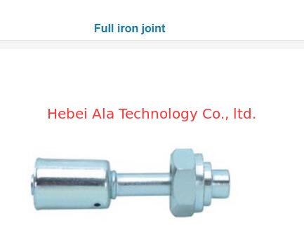 #10/Straight Female O-Ring 7/8-14UNF Aluminium joint with iron cap auto air conditioning hose fitting