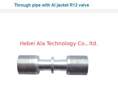 #10/Straight Female O-Ring 7/8-14UNF Aluminium joint with iron cap auto air conditioning hose fitting