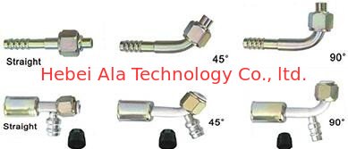 Hot sale competitive price Auto Aluminum Pipe Fitting Car air conditioning fittings connectors