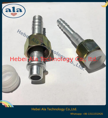 #6 #8 #10 #12 Al joint with iron cap Female O-Ring fittings O-Ring Female Thread /Hose connection A/C Hose Pipe fitting