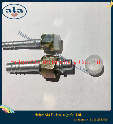 #6 #8 #10 #12 Al joint with iron cap Female O-Ring fittings O-Ring Female Thread /Hose connection A/C Hose Pipe fitting