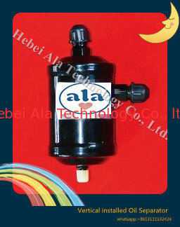 Vetically installed Carrier parts oil separator for XARIOS 300 / 350 / VIENTO 300 carrier transicold refrigeration units
