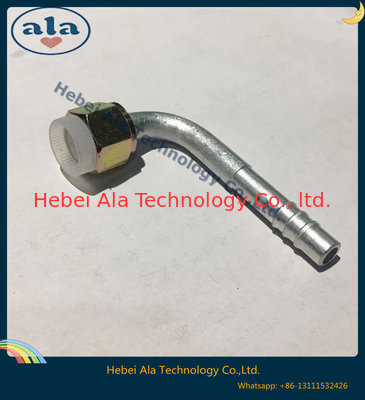 #6 #8 #10 #12 Al joint with iron cap 90 Degree Female O-Ring fitting O-Ring Female Thread 90 degree Hose connector
