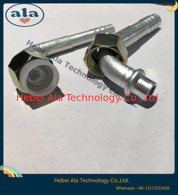 #6 #8 #10 #12 Al joint with iron cap 90 Degree Female O-Ring fitting O-Ring Female Thread 90 degree Hose connector