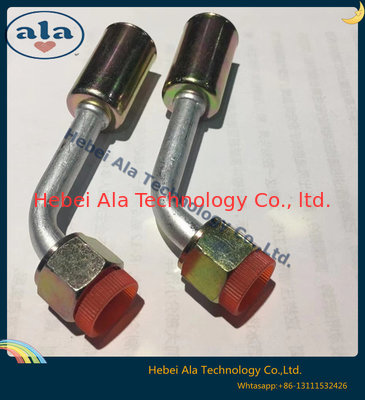#6 #8 #10 #12 Al joint with iron jacket A/C Fittings 45 Degree A/C fitting O-Ring Female AC Hose connector