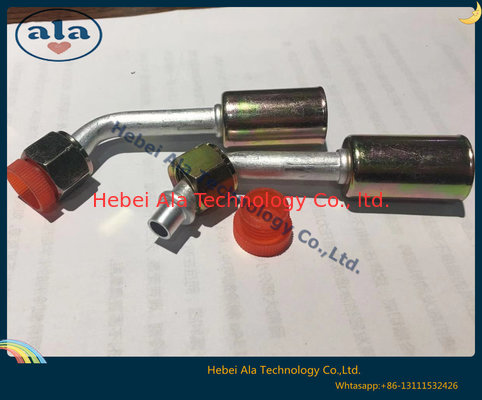 #6 #8 #10 #12 Al joint with jacket Auto A/C Fittings Car A/C Beadlock fittings O-Ring Female Beadlock A/C connectors