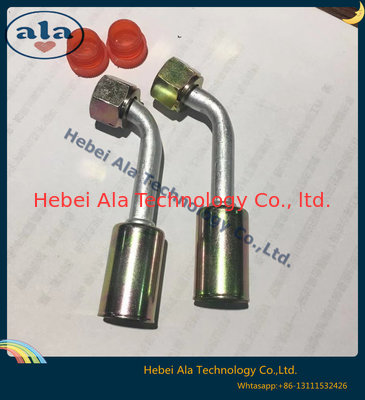 #6 #8 #10 #12 Al joint with jacket Auto A/C Fittings Car A/C Beadlock fittings O-Ring Female Beadlock A/C connectors