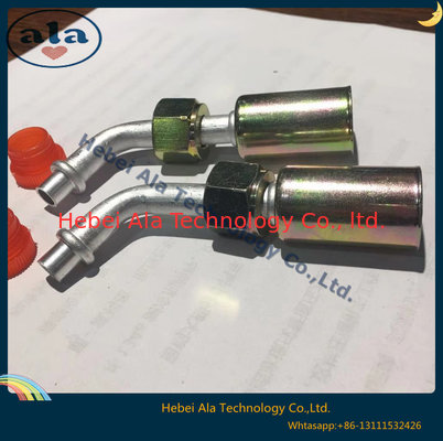 #6 #8 #10 #12 Al joint with jacket Auto A/C Fittings Car A/C Beadlock fittings O-Ring Female Beadlock A/C connectors