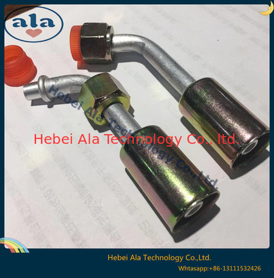 #6 #8 #10 #12 Al joint with iron jacket A/C Fittings 45 Degree A/C fitting O-Ring Female AC Hose connector