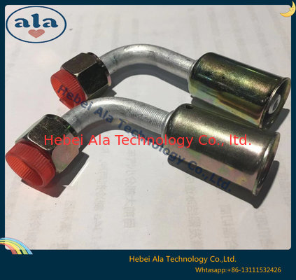 #6 #8 #10 #12 Al joint with iron jacket A/C Fittings 90 Degree A/C fitting O-Ring Female AC Hose connector
