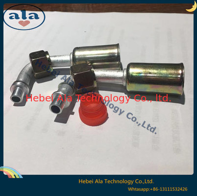 #6 #8 #10 #12 Al joint with iron jacket A/C Fittings 90 Degree A/C fitting O-Ring Female AC Hose connector