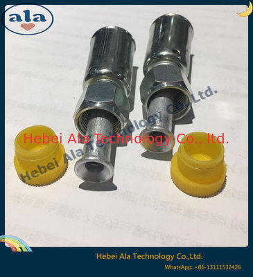 #6 #8 #10 #12 Al joint with iron jacket ac fitting Female Flare AC hose fitting 180 DEGREE AC Fitting ac hose connector