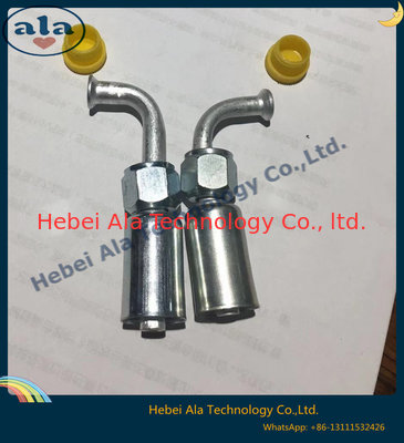 #6 #8 #10 #12 Al joint with iron jacket ac fitting Female Flare Auto AC hose fitting 90 DEGREE AC HOSE CONNECTOR